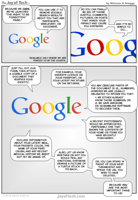 Comic: Why Google will never forget you - DMNews